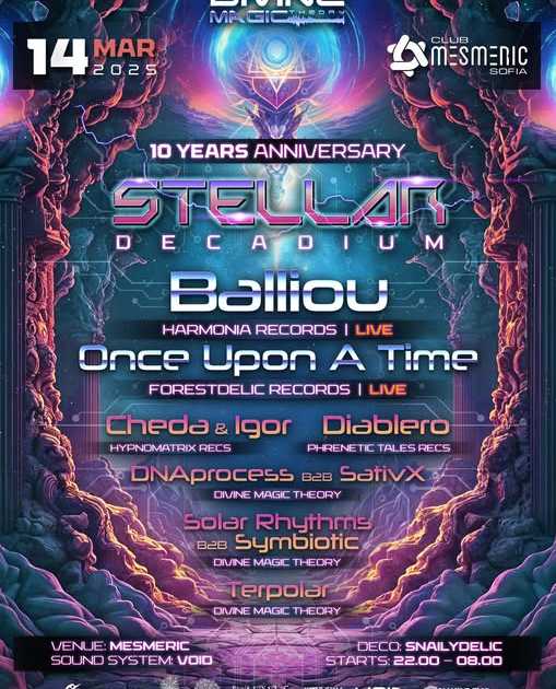 Divine Magic Theory: Stellar Decadium at Mesmeric Sofia, Sofia