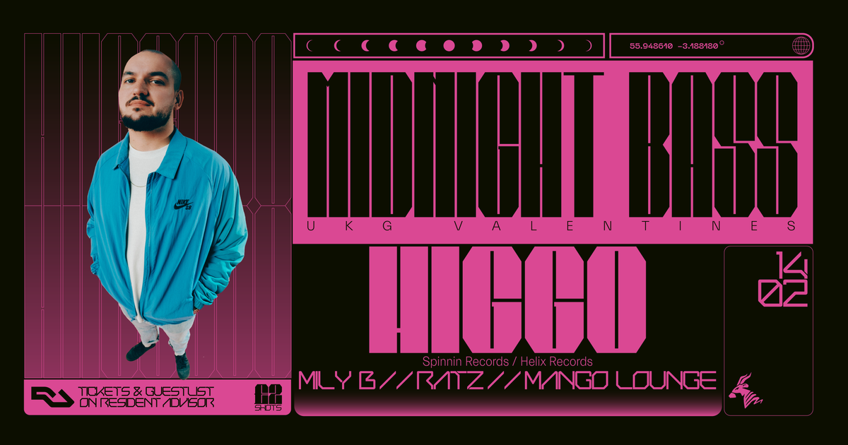 Midnight Bass // UKG Valentine's with Higgo at The Bongo Club, Edinburgh