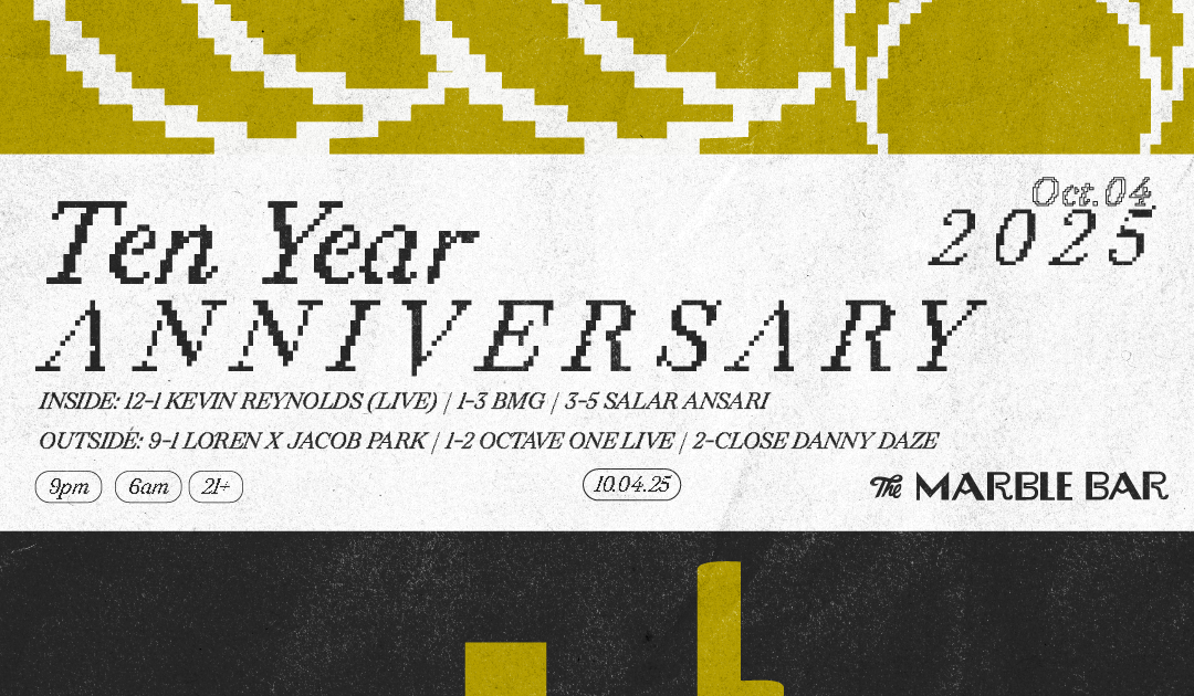 *tickets at the door* Marble Bar 10 Year Anniversary - Day 2 w/ Octave ...