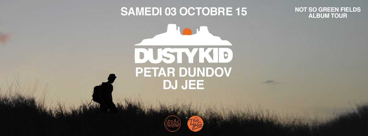 Dusty KID « Not So Green Fields » Album Tour: Dusty KID, Petar Dundov & DJ JEE en Zig Zag, París