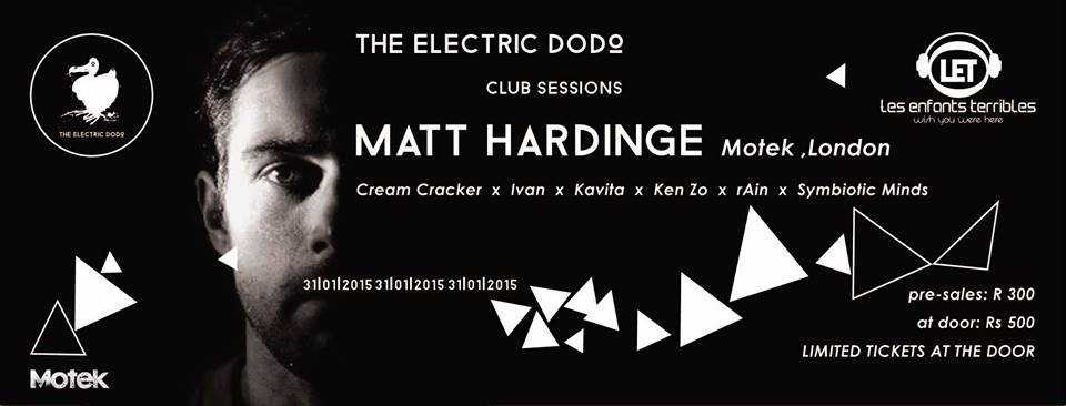 Electric Dodo Club Sessions presents Matt Hardinge a Les Enfants ...