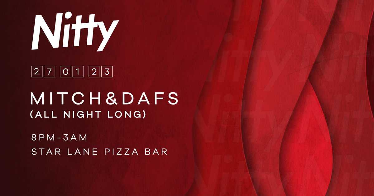 Nitty Records // Star Lane // Mitch&Dafs [All Night Long] em Starlane ...