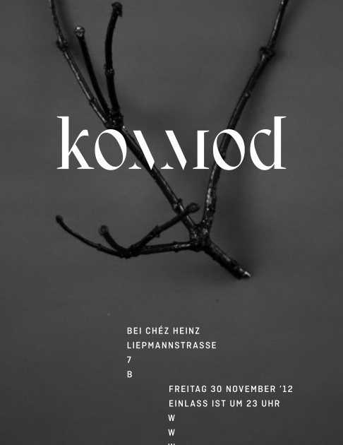 Kommod with Lake People, Chris Muth & Chori Pan, Kubiak em Bei Chez ...