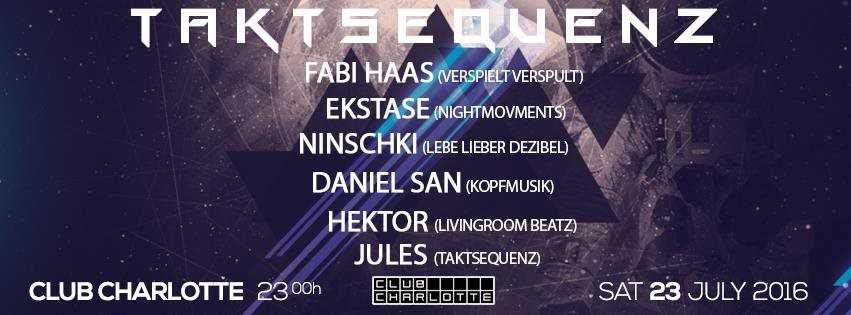 Taktsequenz presents Fabi Haas at Club Charlotte, Munster