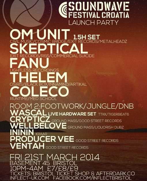 Inflect x Soundwave Festival Croatia Ft Om Unit, Skeptical & Fanu en ...