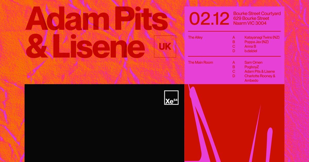 Xe54 Adam Pits & Lisene at Bourke Street Courtyard, Melbourne