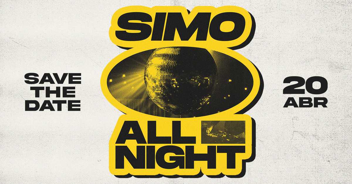 Simo All Night at TBA - Gávea - R. Ten. Márcio Pinto, 125, Rio de Janeiro
