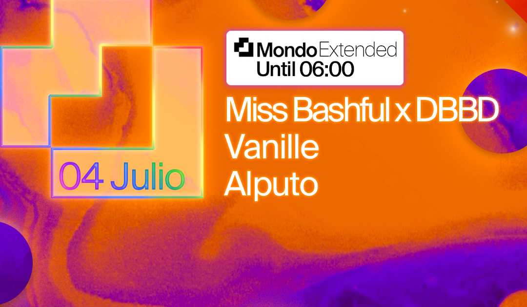 PRIDE: Miss Bashful x DBBD / Vanille / Alputo at Mondo, Madrid