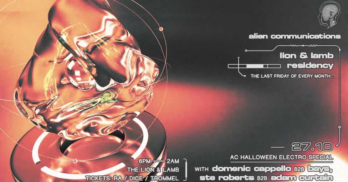 Alien Communications: Halloween Electro Special at The Lion and Lamb, London