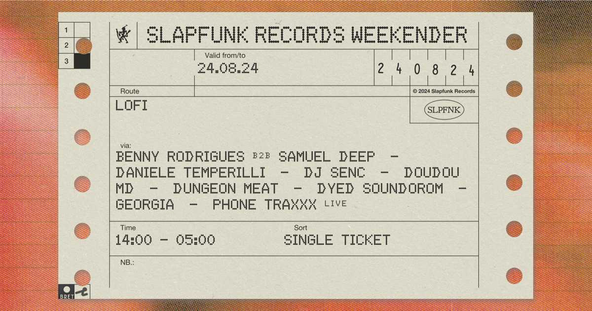 SlapFunk X Lofi - Summer Gathering #3 at Lofi, Amsterdam