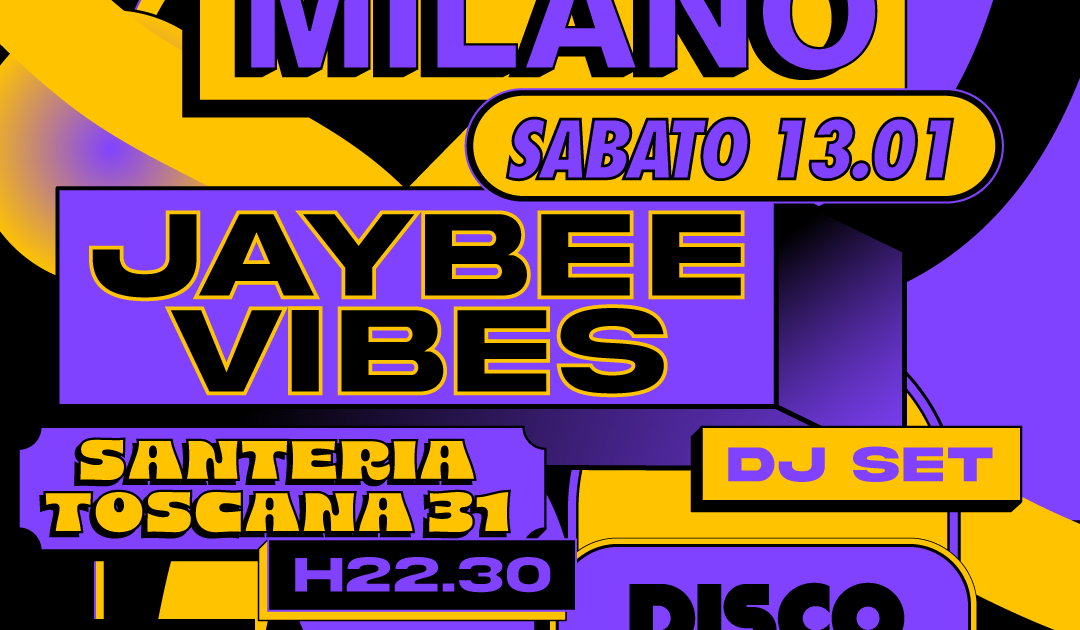 Disco Milano - JayBee Vibes dj set at Santeria Milano, Milan