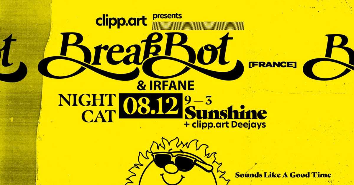 clipp.art w Breakbot, Irfane, Sunshine at The Night Cat, Melbourne