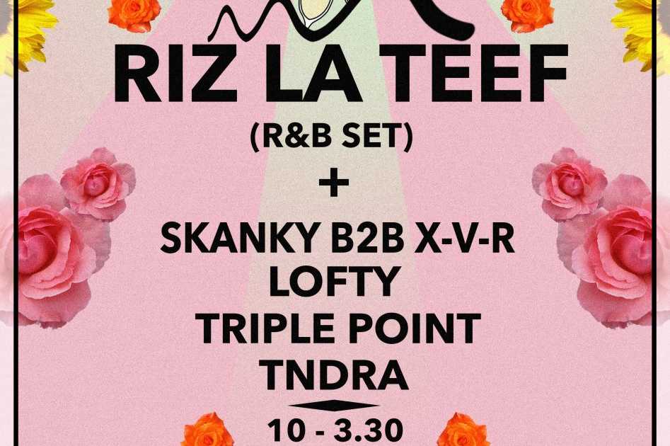Lazerpiff Residents Party with Riz La Teef at The Silver Bullet, London