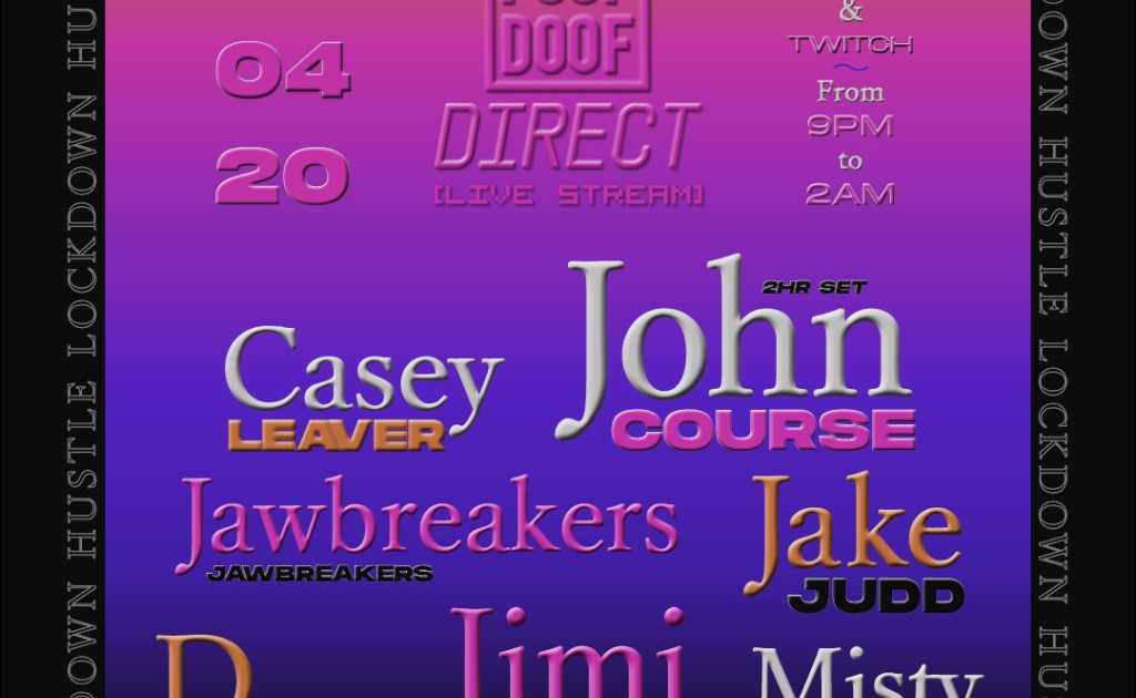 Poof Doof Direct #6 en Chasers Nightclub, Melbourne