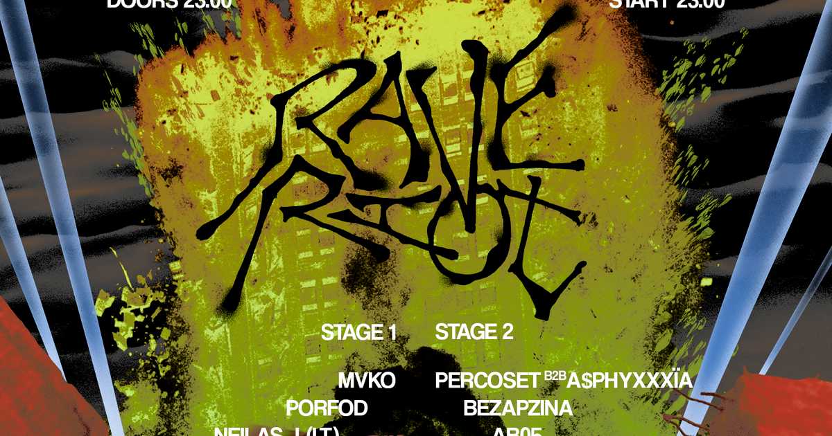 UNDERGROUND GARDEN x ONE ONE: RAVE RIOT at One One Riga, Riga