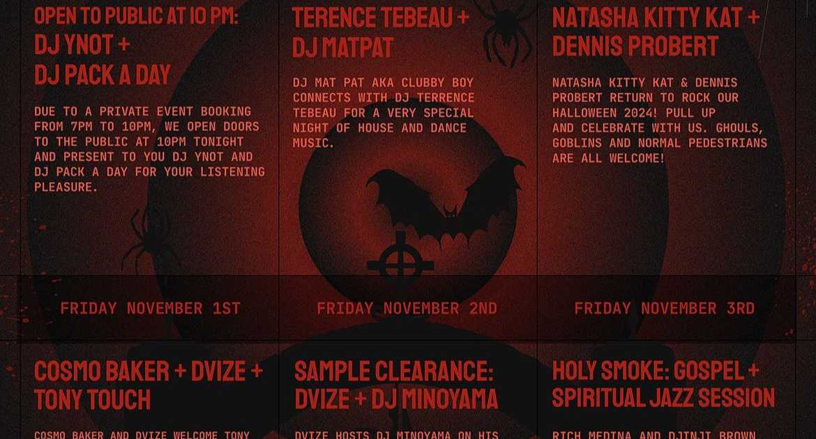 Terence Tabeau + DJ Matpat at Dante's HiFi, Miami