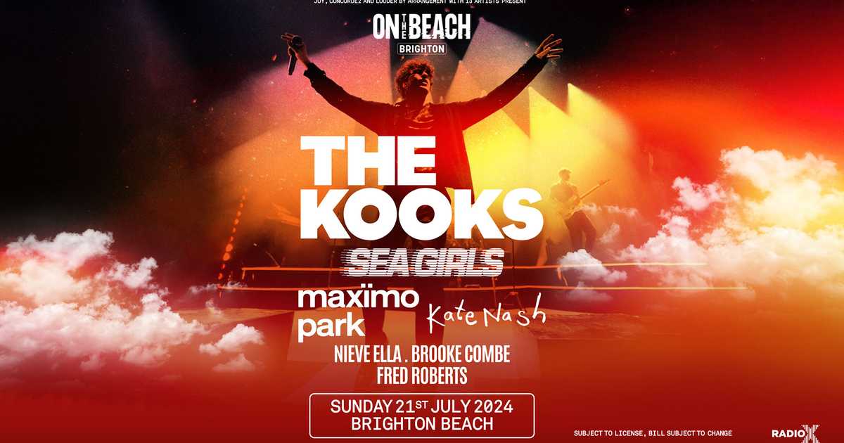 On The Beach 2024 - The Kooks at Brighton Beach, Brighton