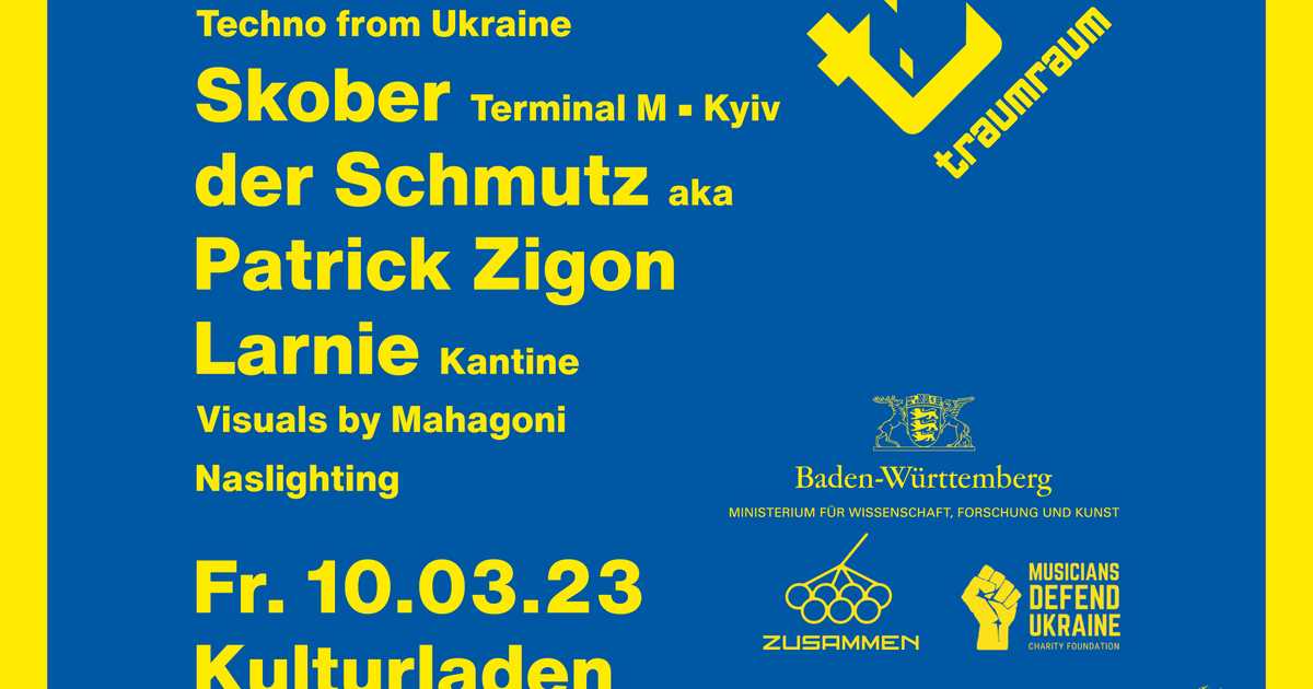 Traumraum • Techno from Ukraine at Kulturladen, Baden-Wurttemberg