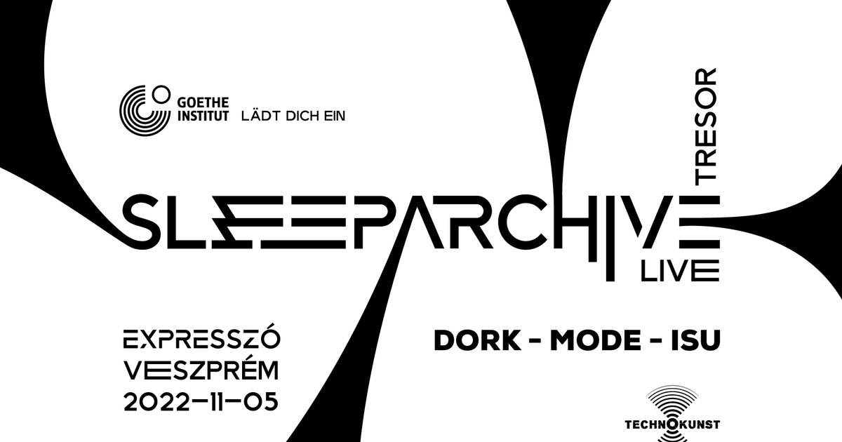 Sleeparchive live unterstützt von Technokunst bei Expresszó, Ungarn