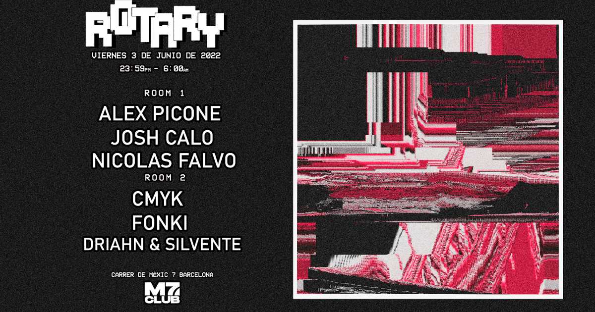 Rotary pres.// Alex Picone +Josh Calo +Nicolas Falvo +CMYK +Fonki ...