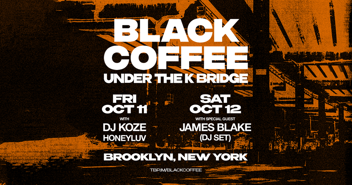 BLACK COFFEE UNDER THE K BRIDGE at Under the K Bridge, New York City