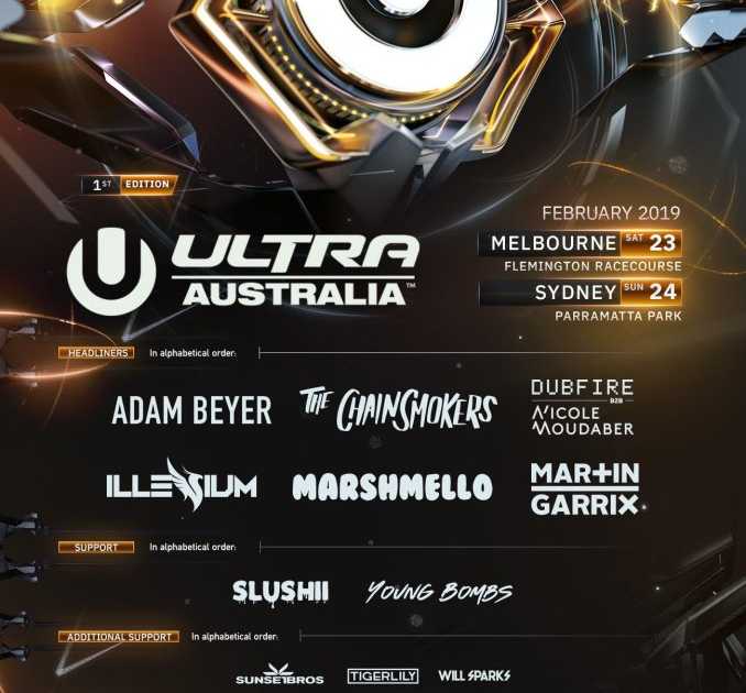 Ultra Australia 2019 at Parramatta Park, Sydney