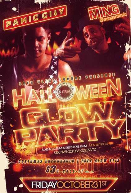 Halloween Glow Party at Eden Lounge, Dallas/Fort Worth