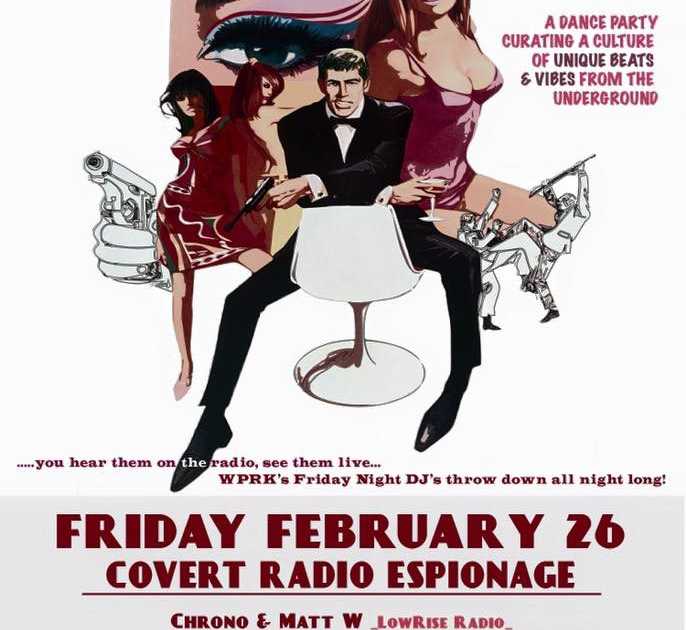 Beat Squad presents: Covert Espionage Radio at Spacebar, Orlando