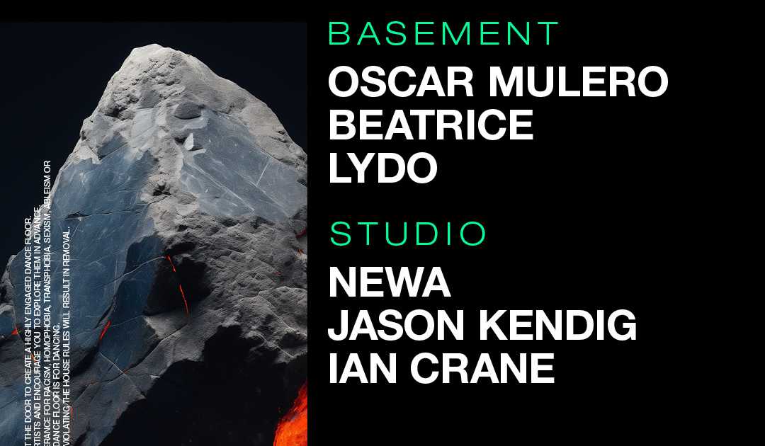Oscar Mulero / Beatrice / LYDO / Newa / Jason Kendig / Ian Crane at ...
