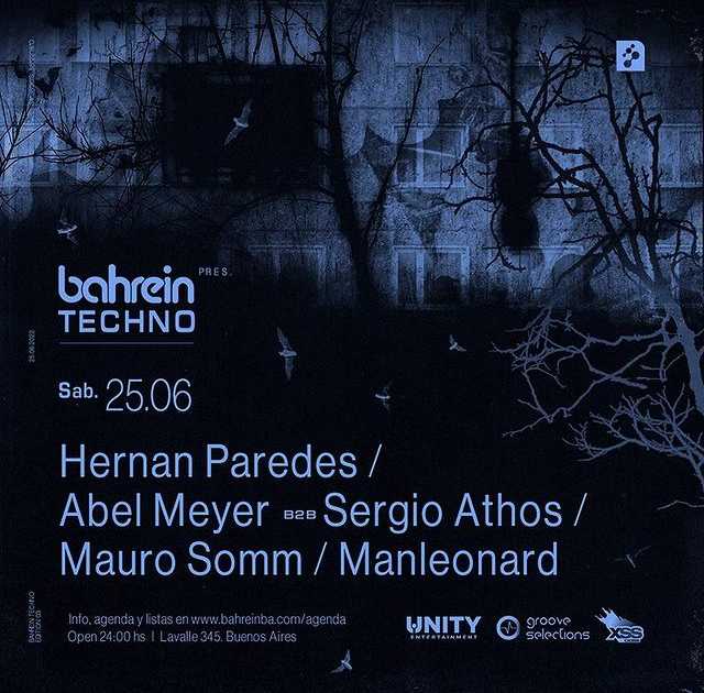 Hernan Paredes, Abel Meyer and Sergio Athos at Bahrein, Buenos Aires