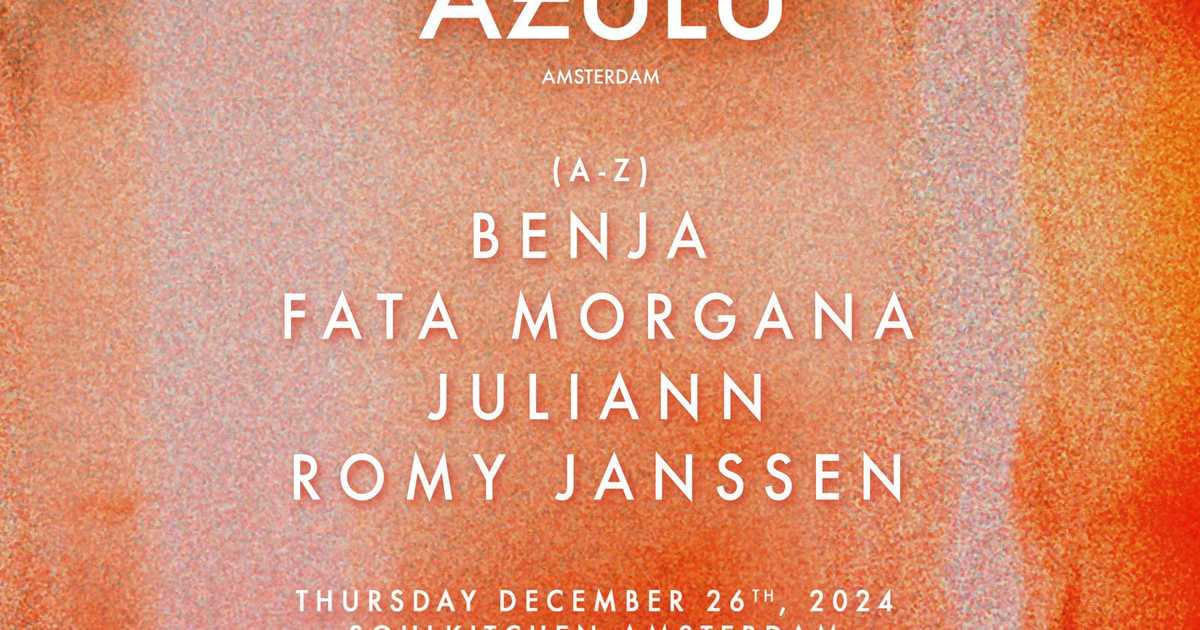 Azulu X-mas Special at Soulkitchen, Amsterdam