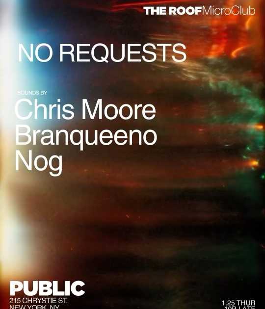 No Requests NYC X Public Hotel at MicroClub, New York City