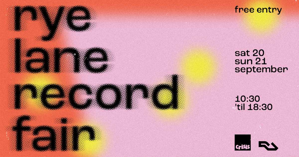 Rye Lane Record Fair at Shop From Crisis Peckham, London