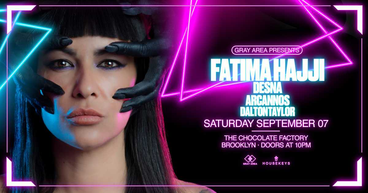 Fatima Hajji & Guests by Gray Area at The Chocolate Factory, New York City
