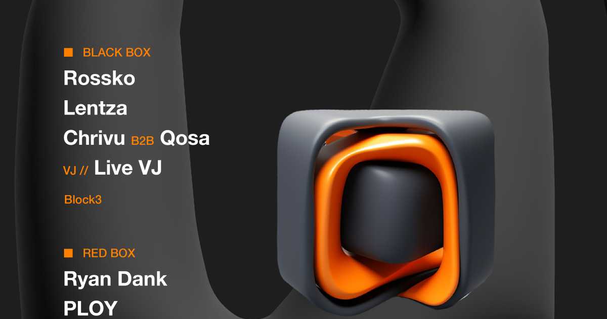 Block3: Rossko / Lentza / Chrivu b2b qosa / Ryan Dank / Ploy en Culture Box, Copenhagen