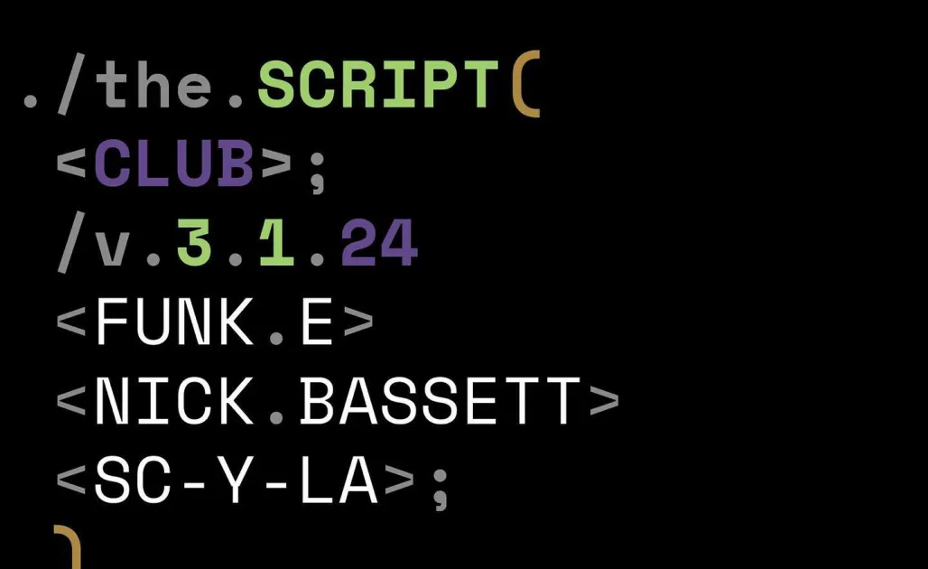 v3.1.24 at The Script Club, Streamland