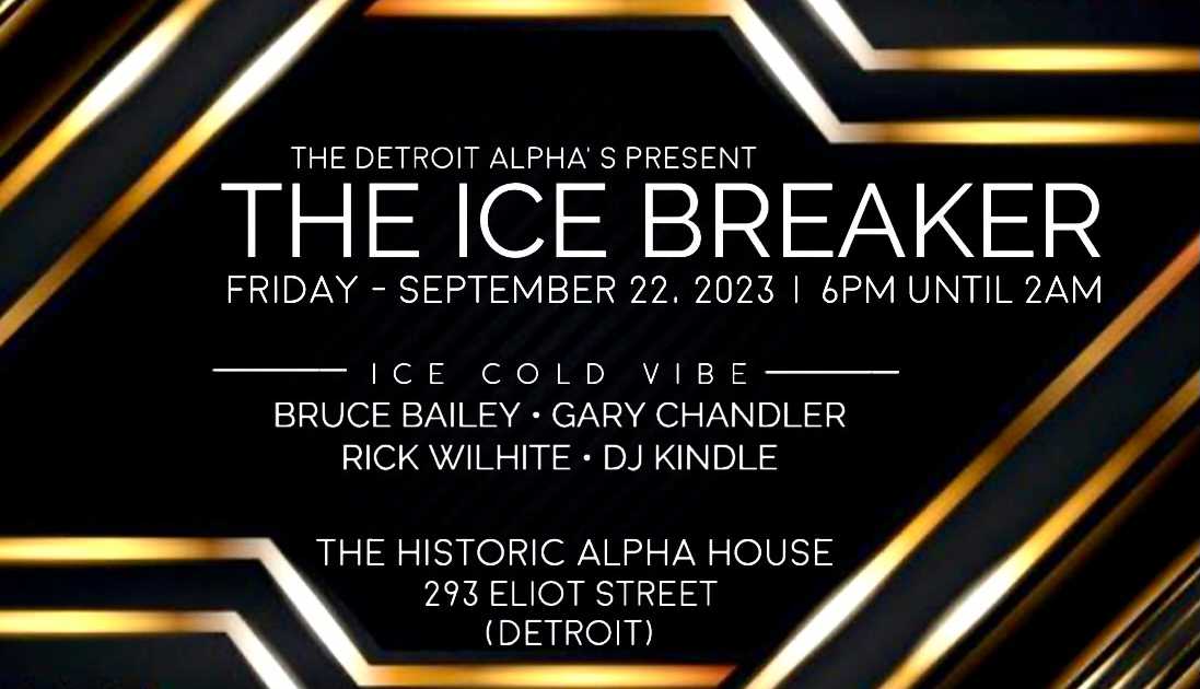 The Detroit Alpha's Ice Breaker at Detroit Historic Alpha House, Detroit