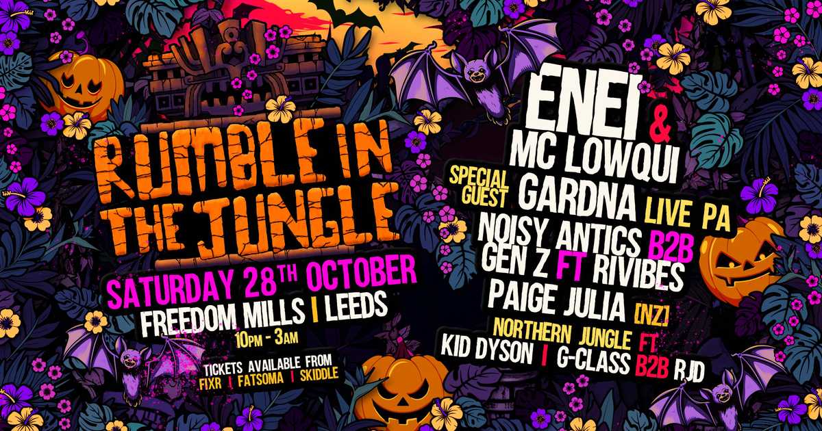 Rumble In The Jungle - Halloween Leeds at Freedom Mills, Leeds
