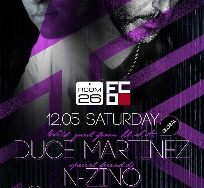 Duce Martinez at Room 26, Rome