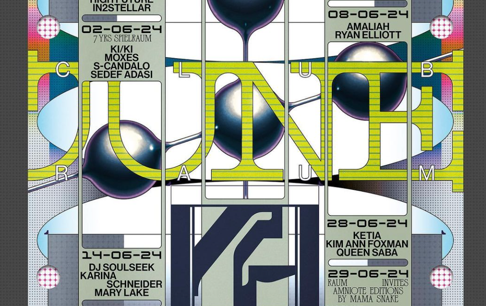 SUN. 02 JUN - 7YRS SPIELRAUM - DAY PARTY at CLUB RAUM, Amsterdam