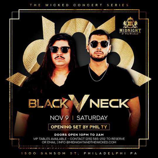 The Wicked Concert Series: Black V Neck at Midnight & The Wicked ...