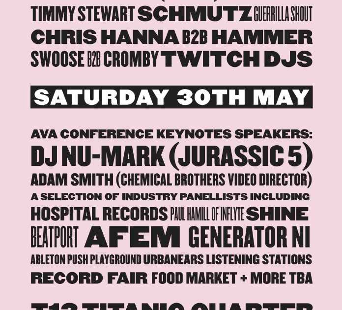 AVA Festival at T13, Belfast