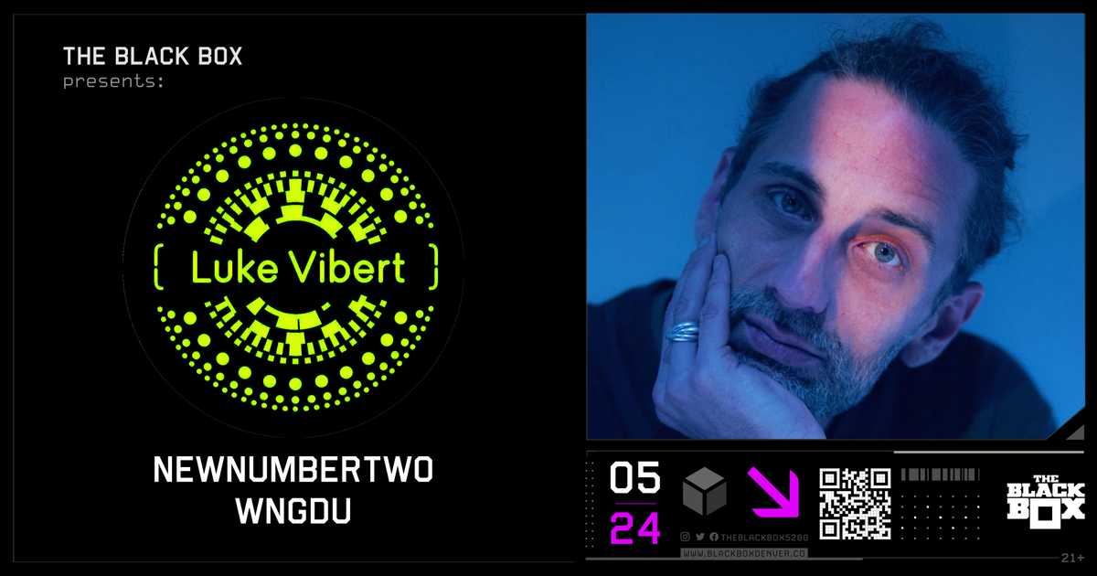 The Black Box presents: Luke Vibert at The Black Box, Denver