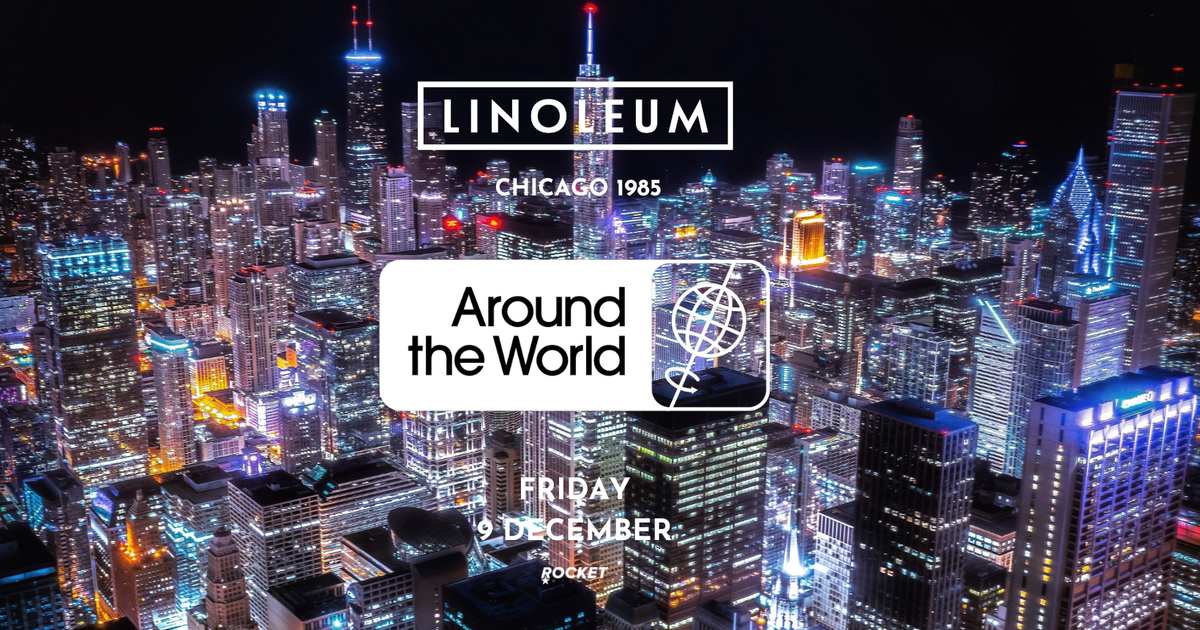 LINOLEUM • w Around The World • Chicago 1985 • Rocket Club Milano at ...