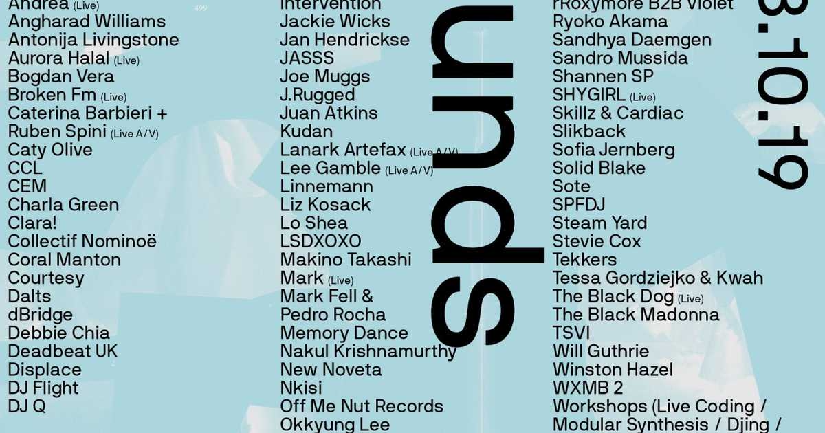 No Bounds Festival 2019 en Hope Works, Sheffield