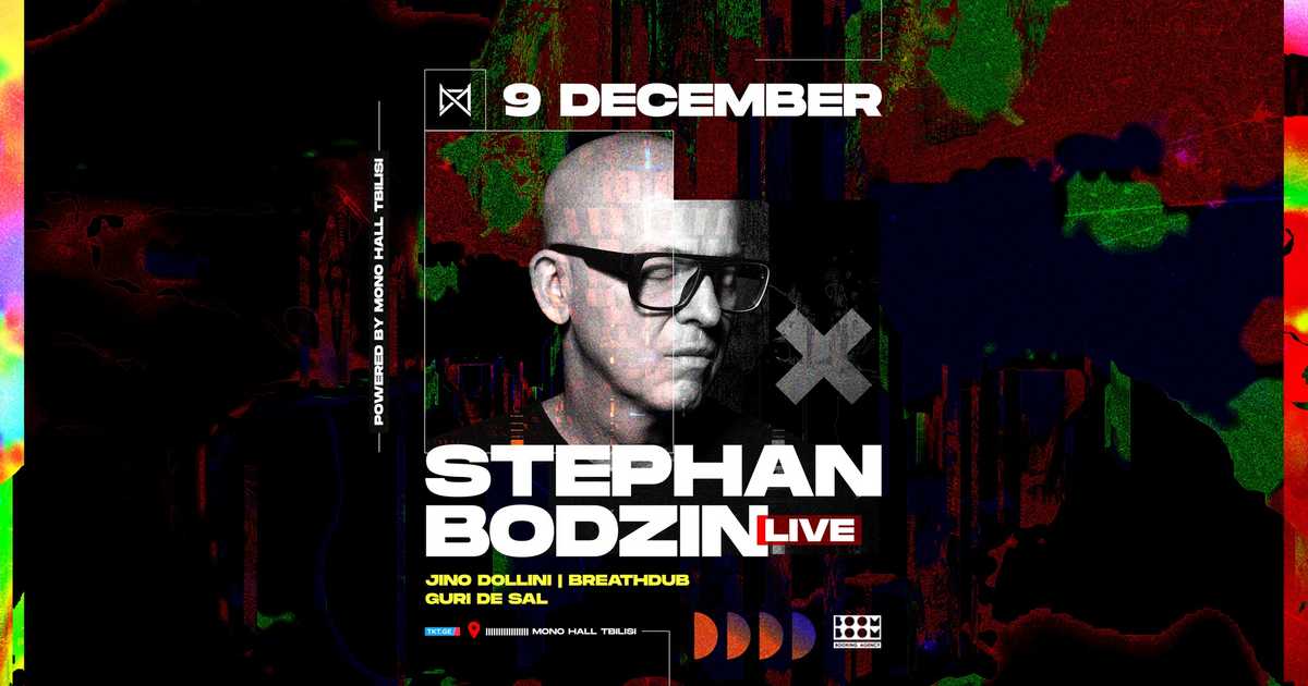 Stephan Bodzin Live - Tbilisi , Georgia at Mono Hall, Tbilisi