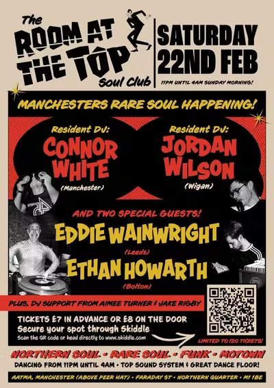 Room at the Top Soul Club at Aatma, Manchester