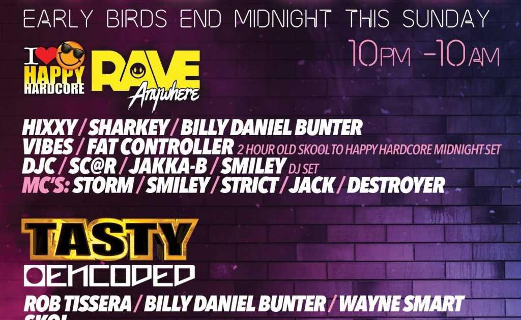 Tasty, Encoded, I Love Happy Hardcore & Rave Anywhere presents New ...