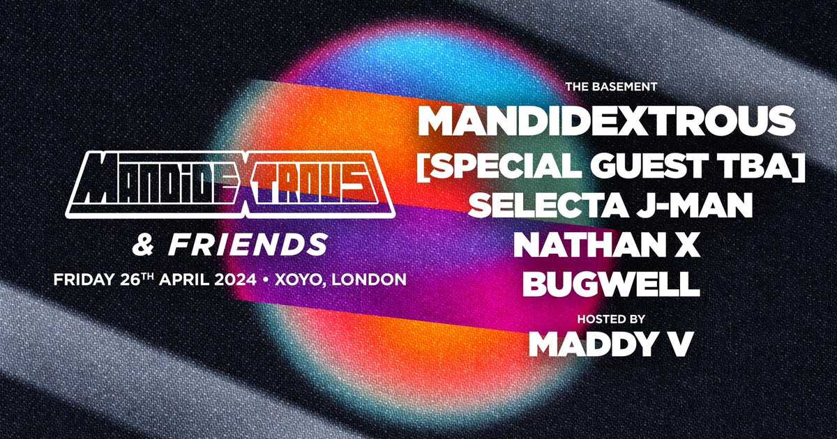 Mandidextrous & Friends : London at XOYO, London · Tickets