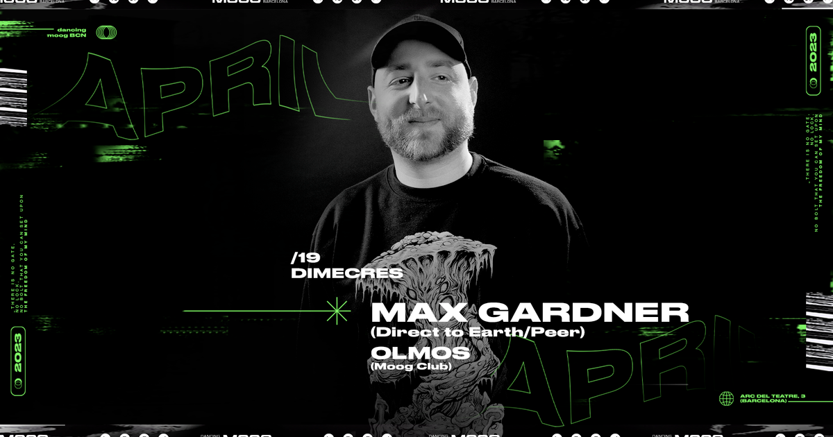 Max Gardner (Direct to Earth) + Olmos (MOOG Club) at Moog Club, Barcelona